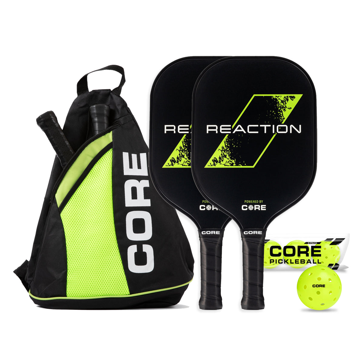 CORE Pickleball Energy Paddle Starter Set (6 Pieces)