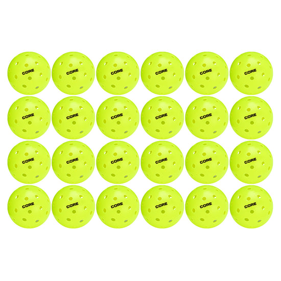 Core Pro Pickleballs | 40 Hole | Outdoor & Asphalt Surfaces