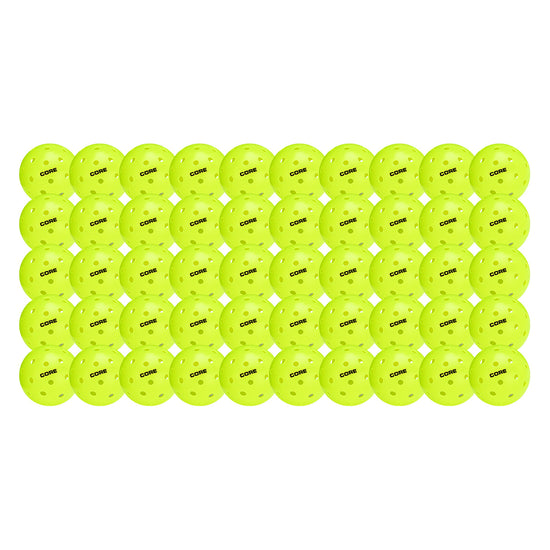 Core Pro Pickleballs | 40 Hole | Outdoor & Asphalt Surfaces